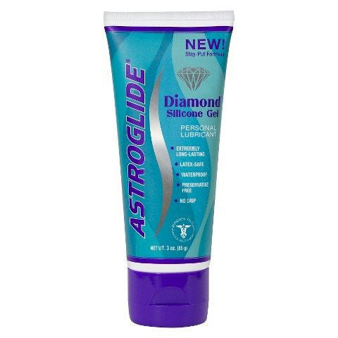 Astroglide Diamond Silicone Gel Lubricant - All Condoms