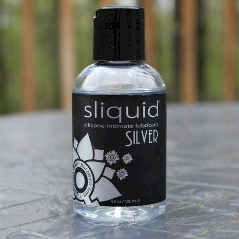 Sliquid Silver Silicone Lubricant - All Condoms